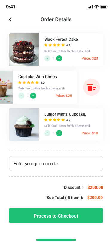 Mesio - Food React Native Template | CLI 0.64.3 by George_Fx | CodeCanyon